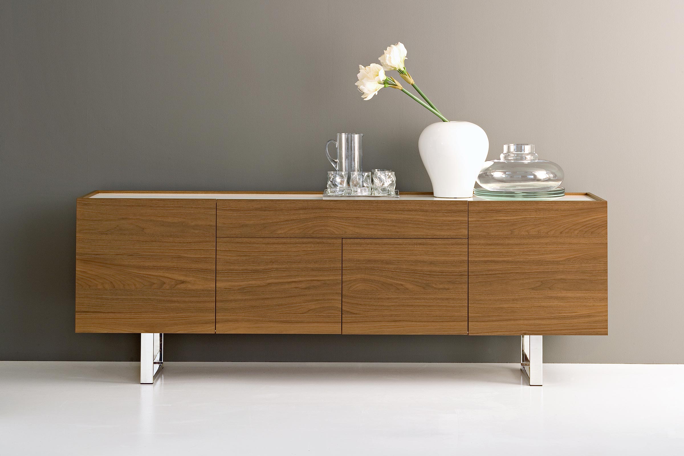 Calligaris horizon Contemporary Sideboard 3 Compartments • 1 Drawer ...