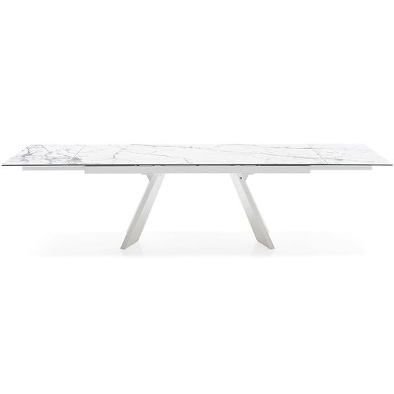 Calligaris Icaro Table with Extendable Rectangular Top and Wooden Base CS4114 R 160